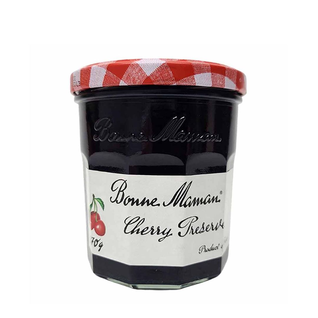 BONNE MAMAN RED CHERRY PRESERVES 370G *12