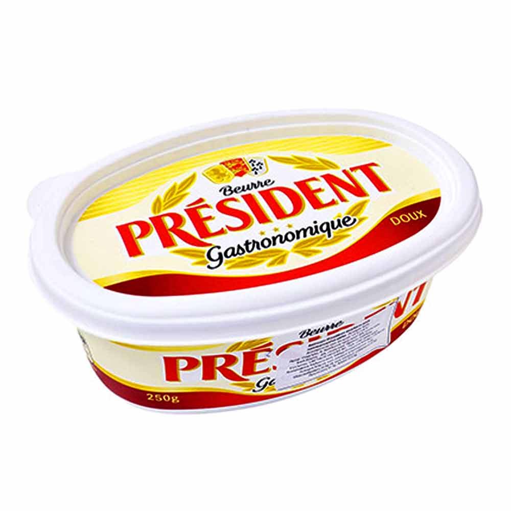 PRESIDENT UNSALTED BUTTER 250G