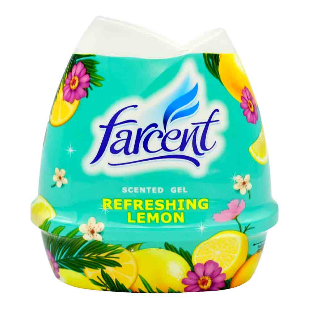 farcent Scented Gel Fresh Lemon 200g / ចាហួយក្រអូបក្លិនក្រូចឆ្មារ 200g