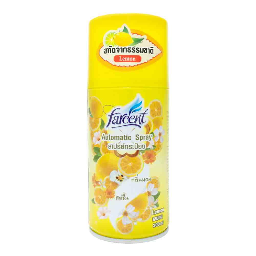 FARCENT AUTOMATIC SPRAY AIR FRESHENER REFILL LEMON 300ml