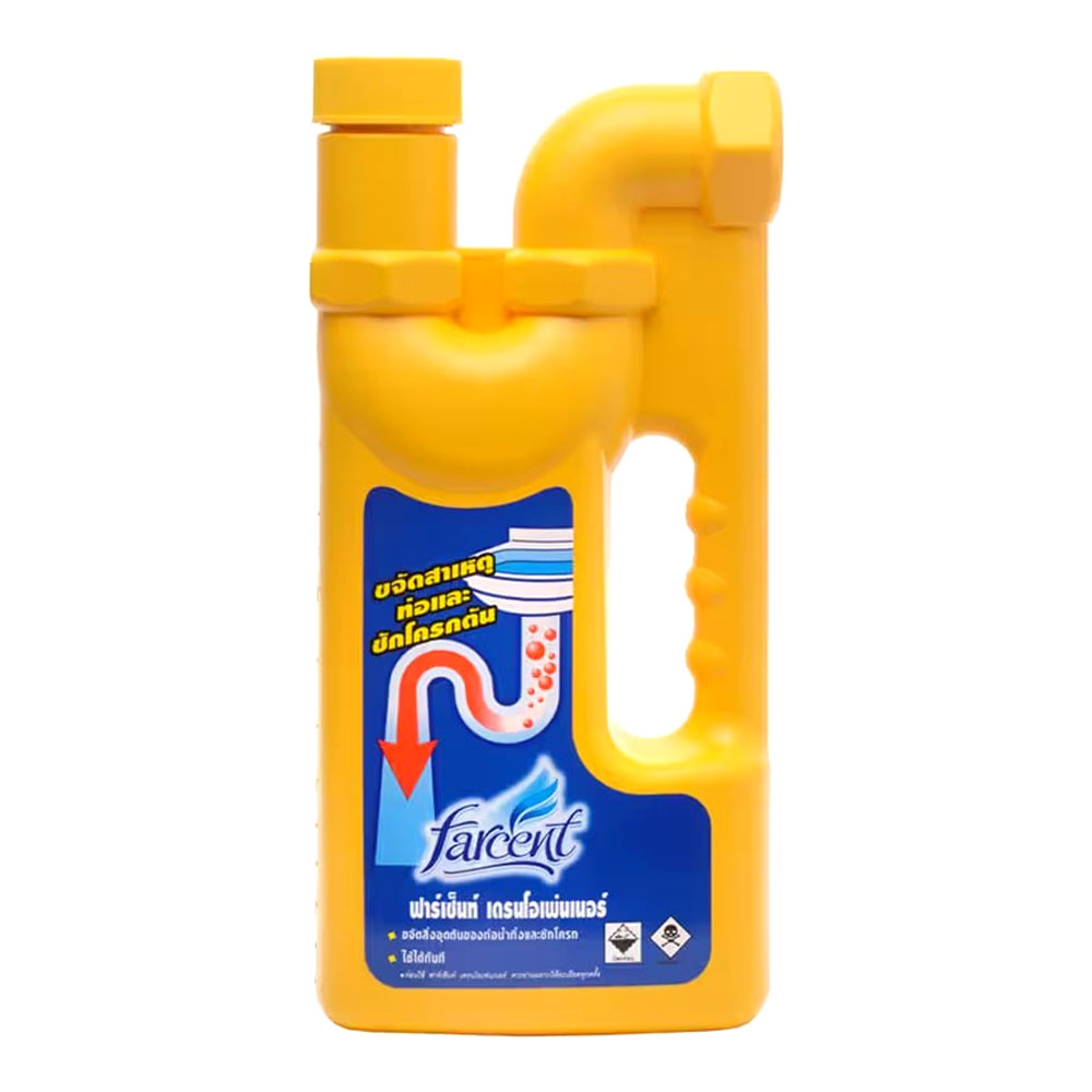 farcent Drain Opener Liquid 1L / ទឹកបំបាត់ការកកស្ទះទុយោបង្ហូរ 1L