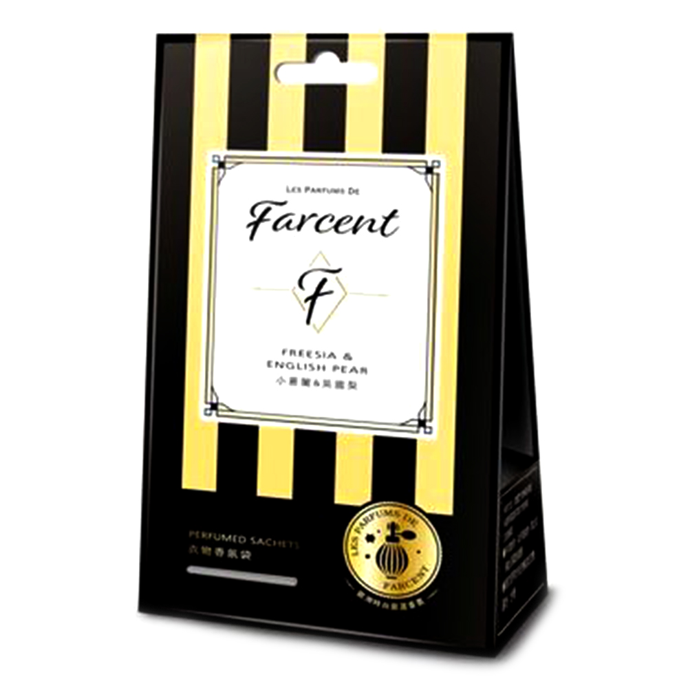 FARCENT LES PARFUMED SACHETS FREESIA & ENGLISH PEAR 10G 3PCS IN BOX