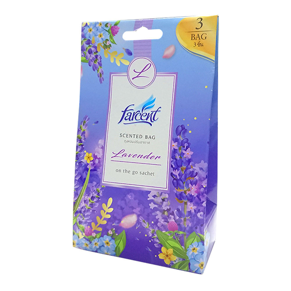FARCENT SCENTED BAG LAVENDER 10g 3PCS IN BOX