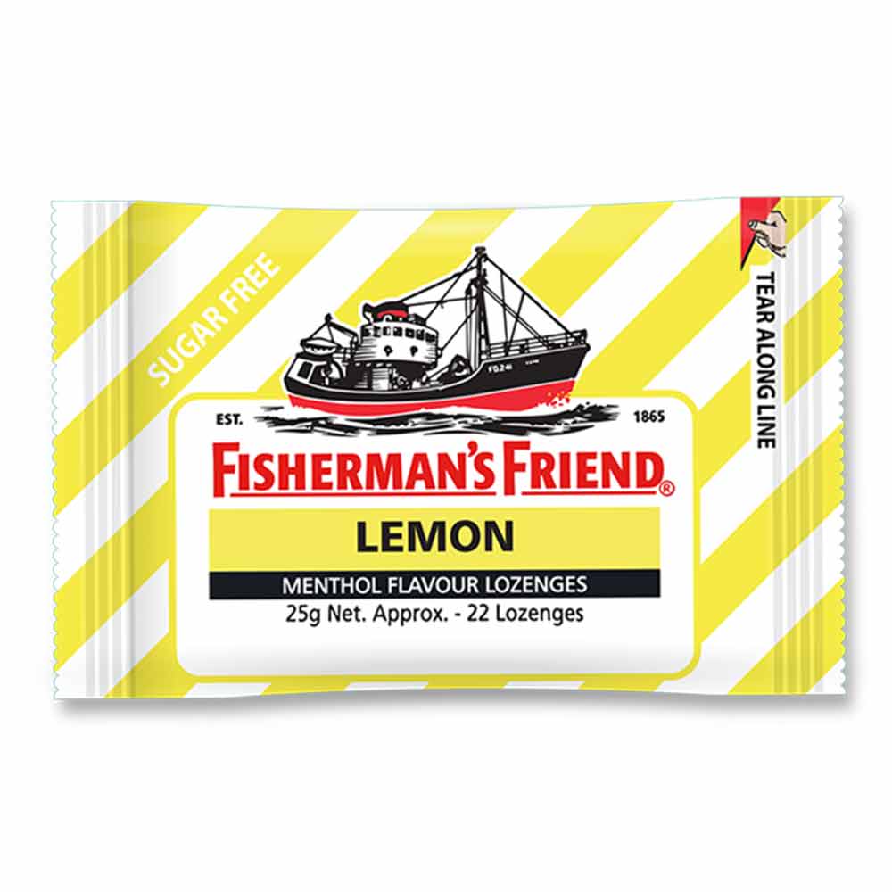 FISHERMEN'S FRIEND SUGAR FREE LEMON (24PACK X 25G)