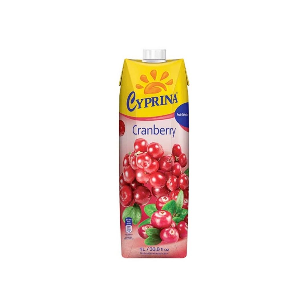 Cyprina Cranberry Juice 1L