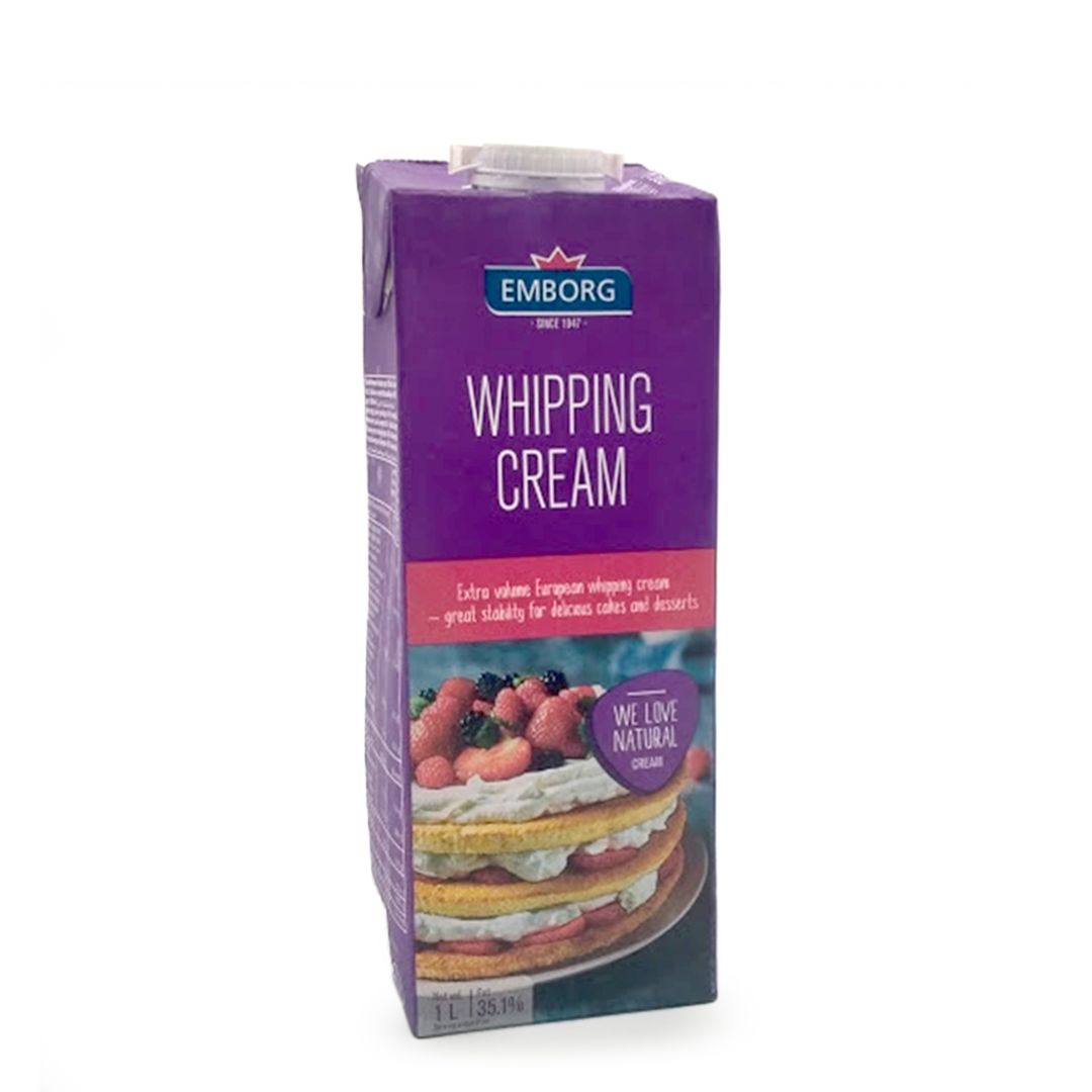 EMBORG UHT WHIPPING CREAM 1L
