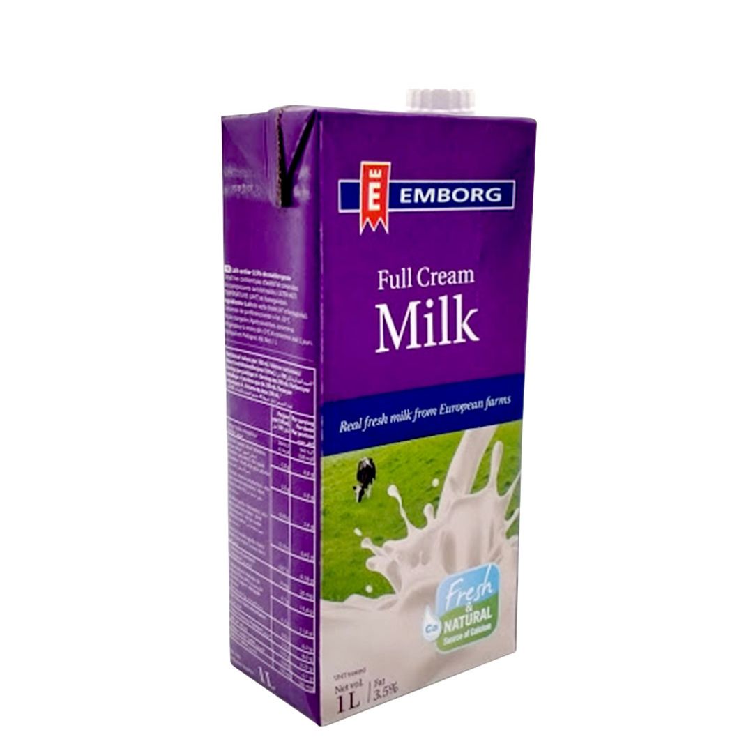 EMBORG FULL CREAM MILK 1L