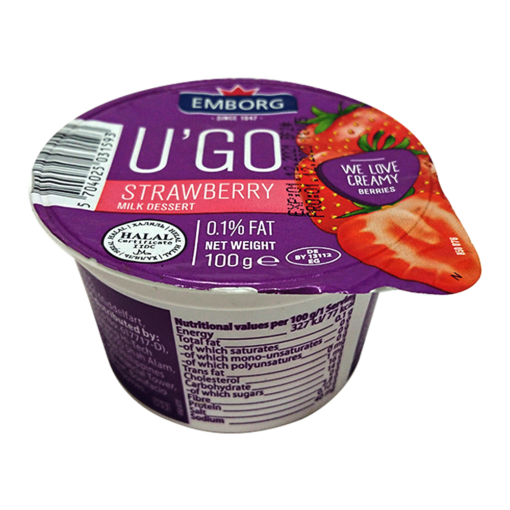 EMBORG U'GO STRAWBERRY DESSERT