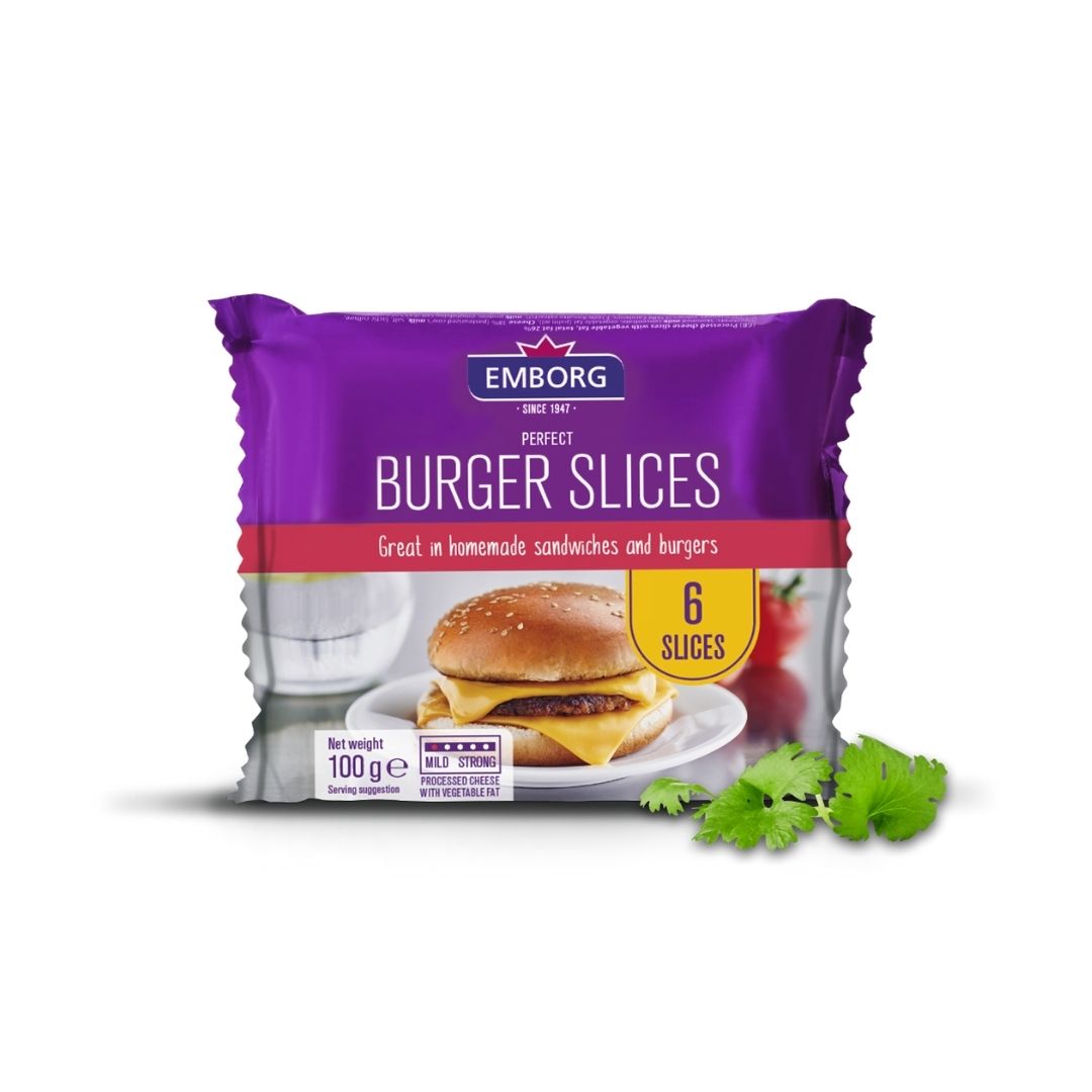 Emborg Perfect Burger Slices 200g