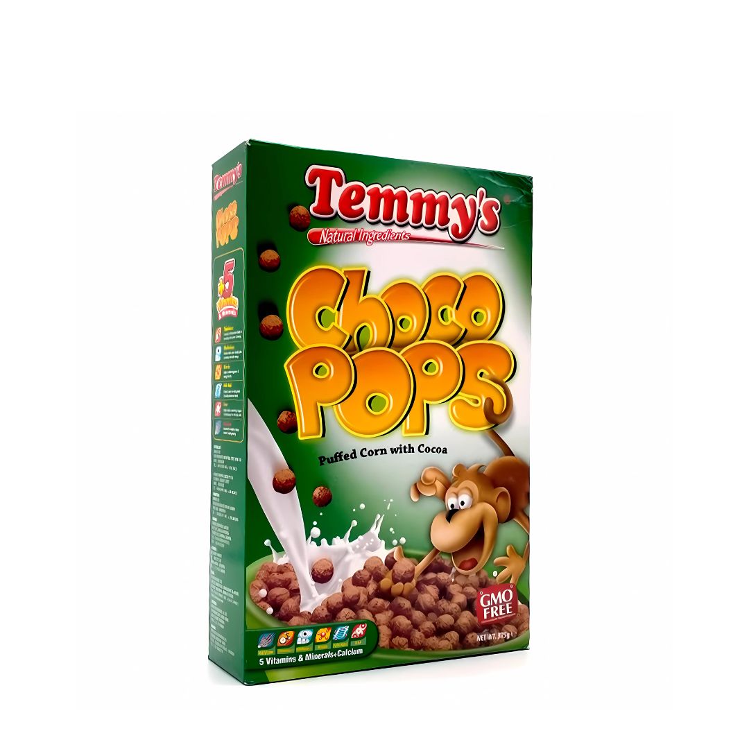 TEMMY'S CHOCO POPS 375G