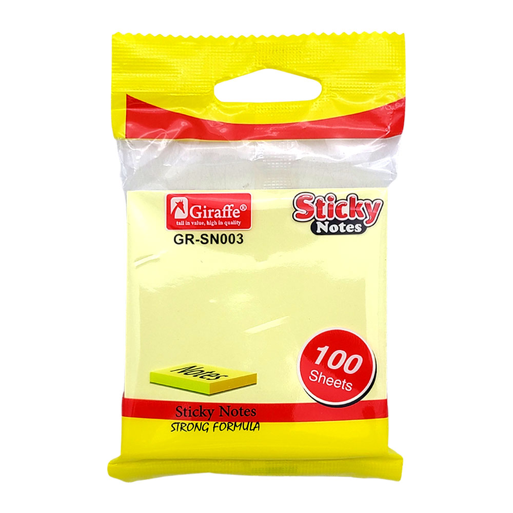 Giraffe Sticky Notes 100sheets 3x3