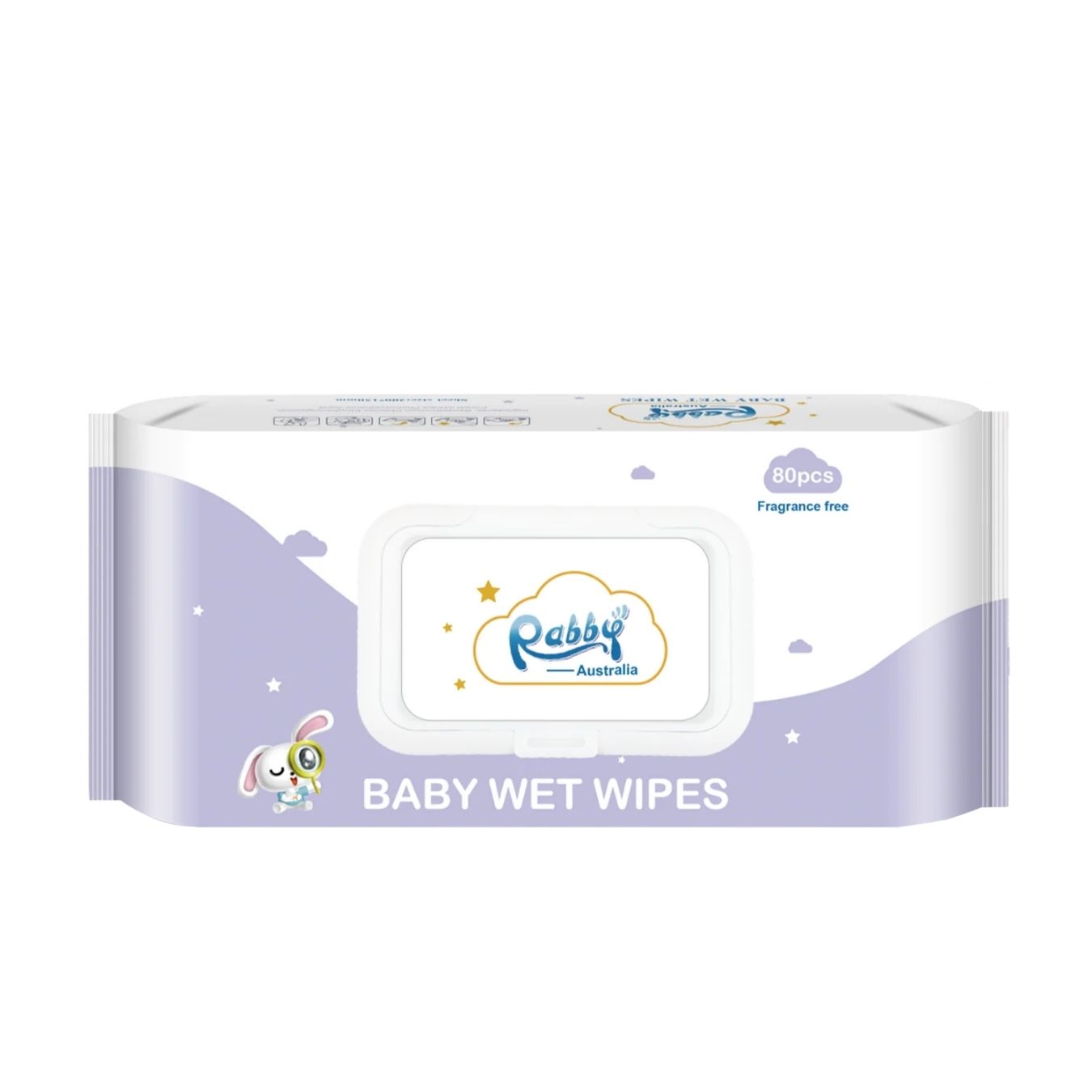 Rabby Baby Wet Wipes 80pcs