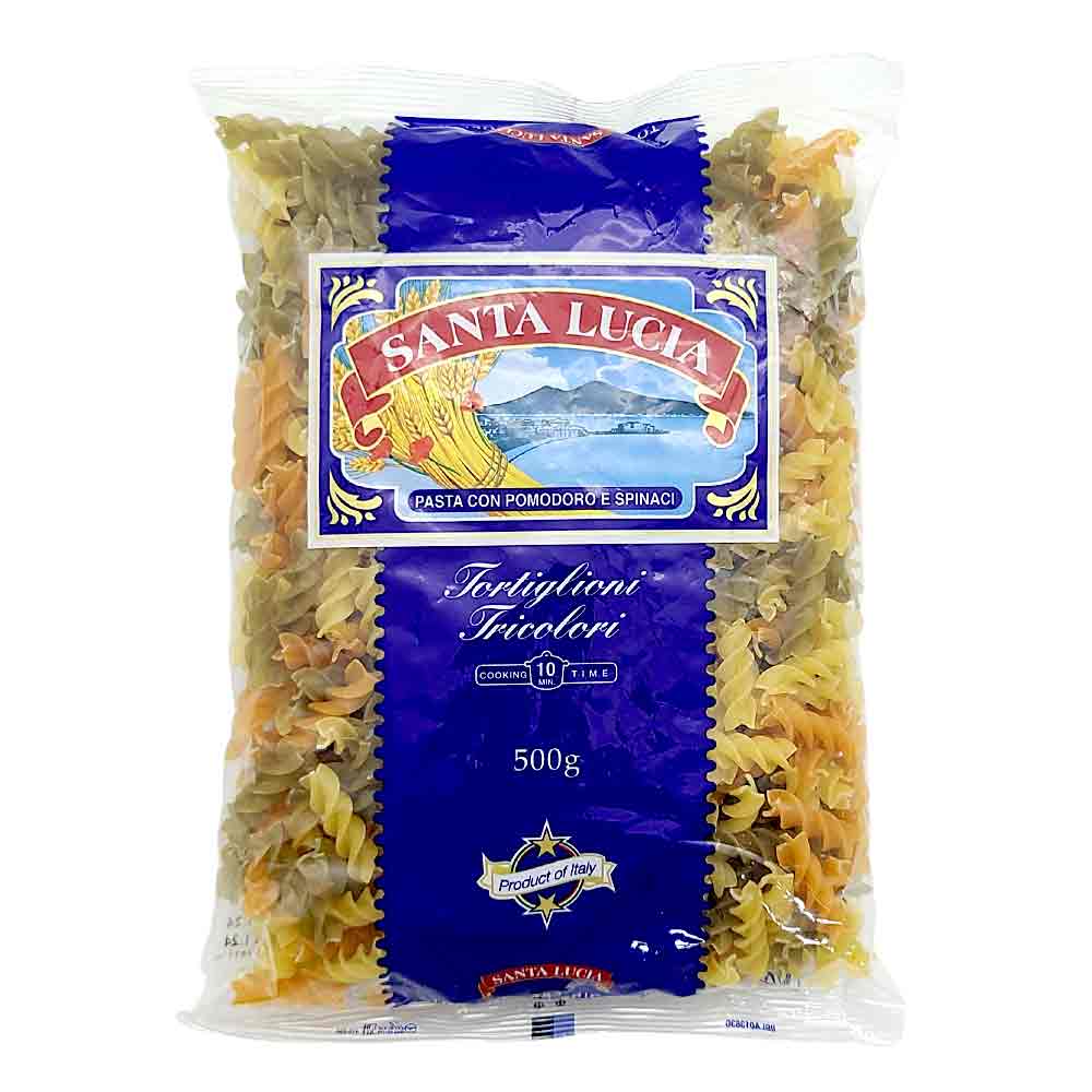 SANTA LUCIA Italy Tortiglioni Tricolor Fusilli Tri * 500G
