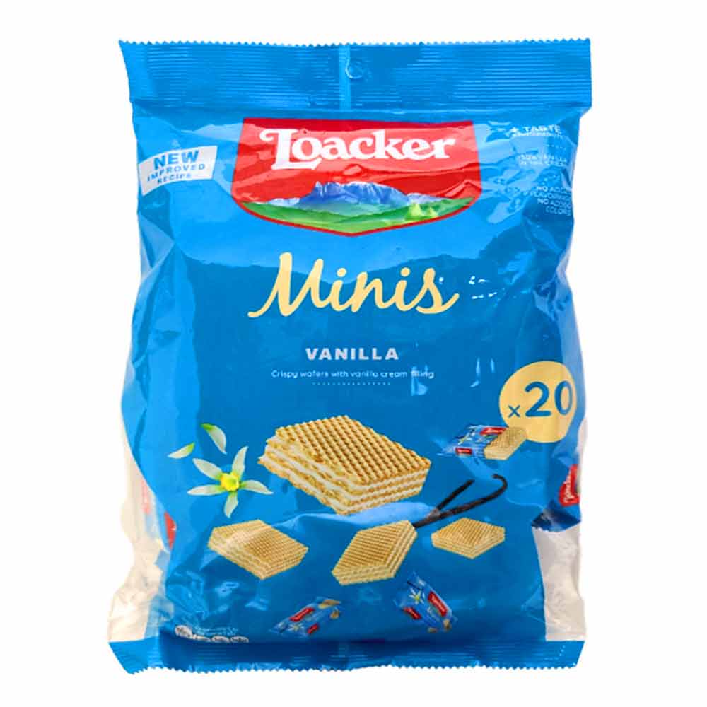 LOACKER MINIS VANILLA 20X
