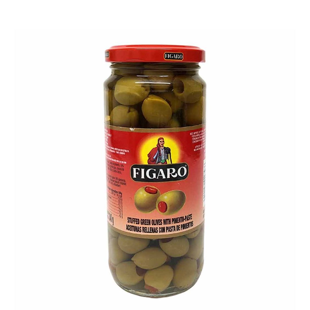 FIGARO STUFFED GREEN OLIVE 340G
