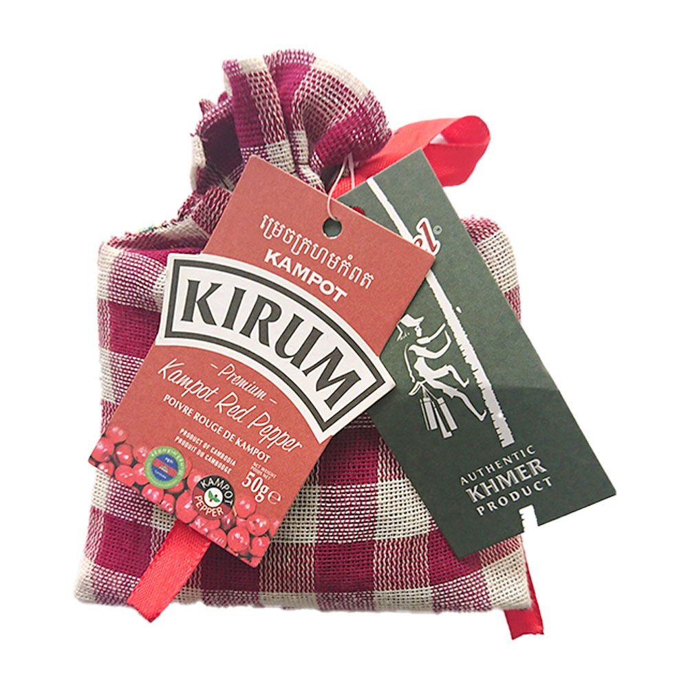 KIRUM KAMPOT BLACK PEPPER BAG 1KG