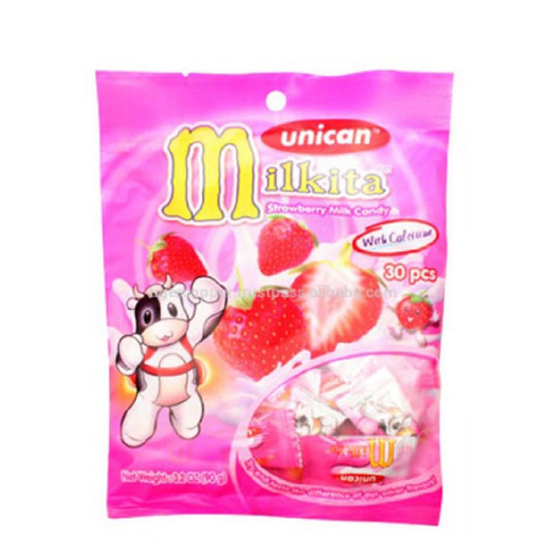 MILKITA STRAWBERRY CANDY BAG 90G