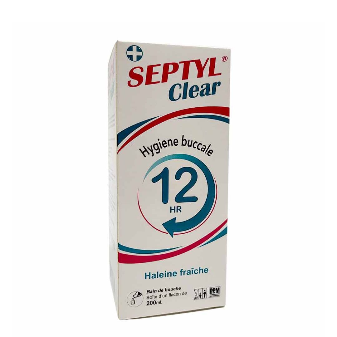 SEPTYL CLEAR ORAL HYGIENE MOUTH WASH 200ML