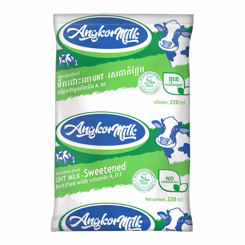 ANGKOR MILK SWEET MILK 220ML