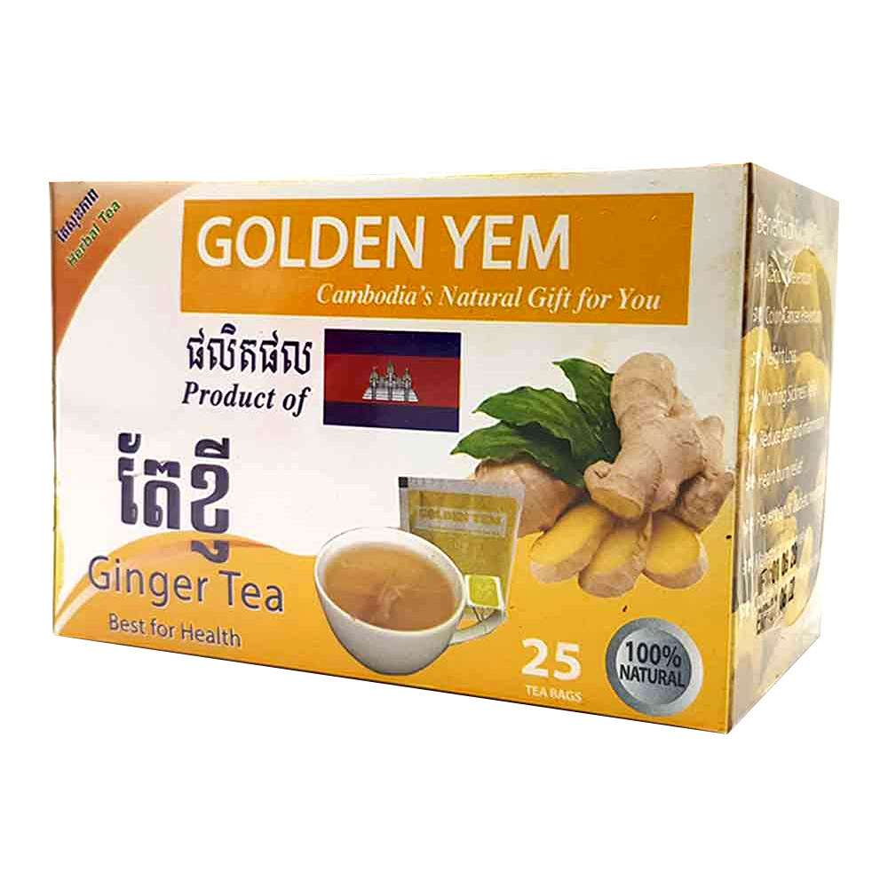 GOLDEN YEM GINGER TEA (25 TEA BAGS)