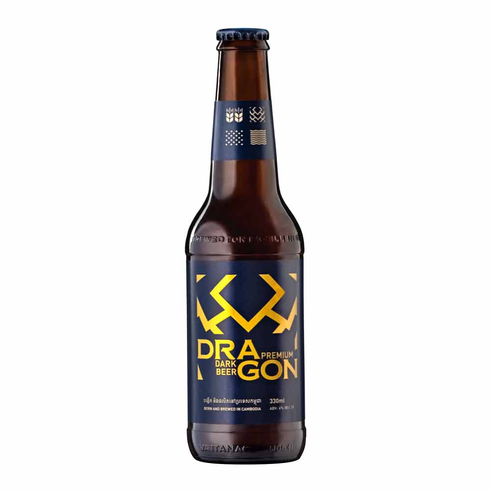 Dragon Dark Beer 330mlដប