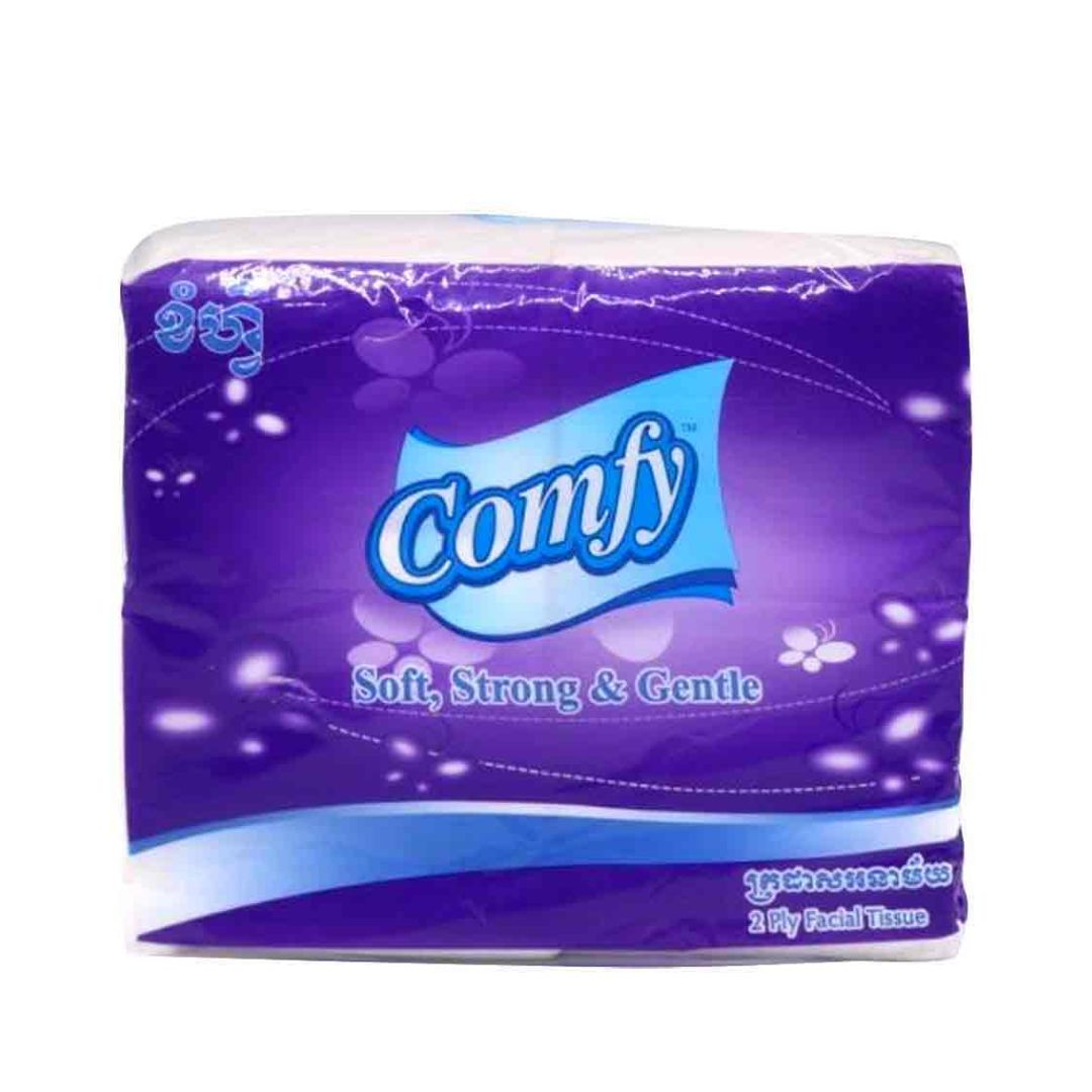 COMFY FACIAL TISSUE PURPLE