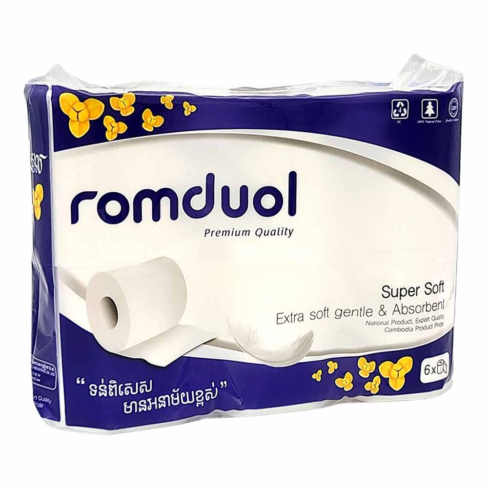 Romdoul Toilet Roll 6pcs