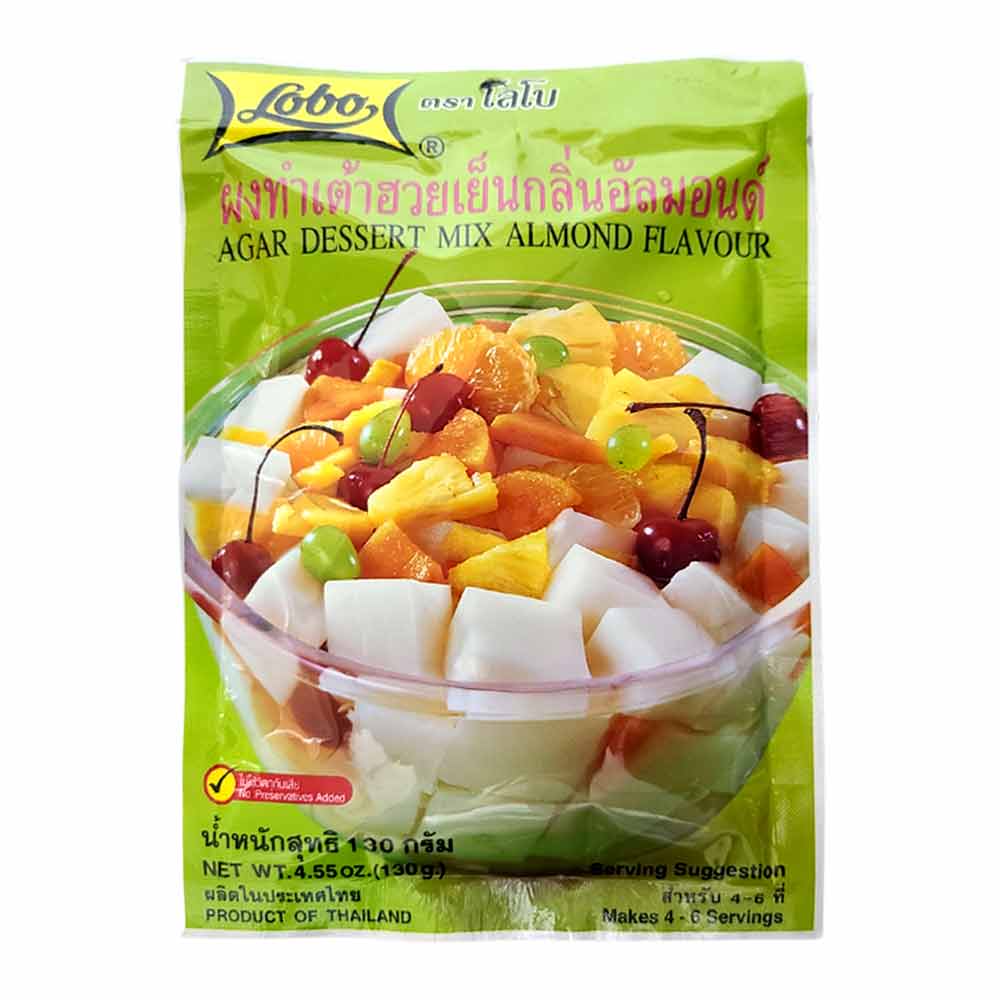 LOBO AGAR DESSERT MIX ALMOND FLA 130G