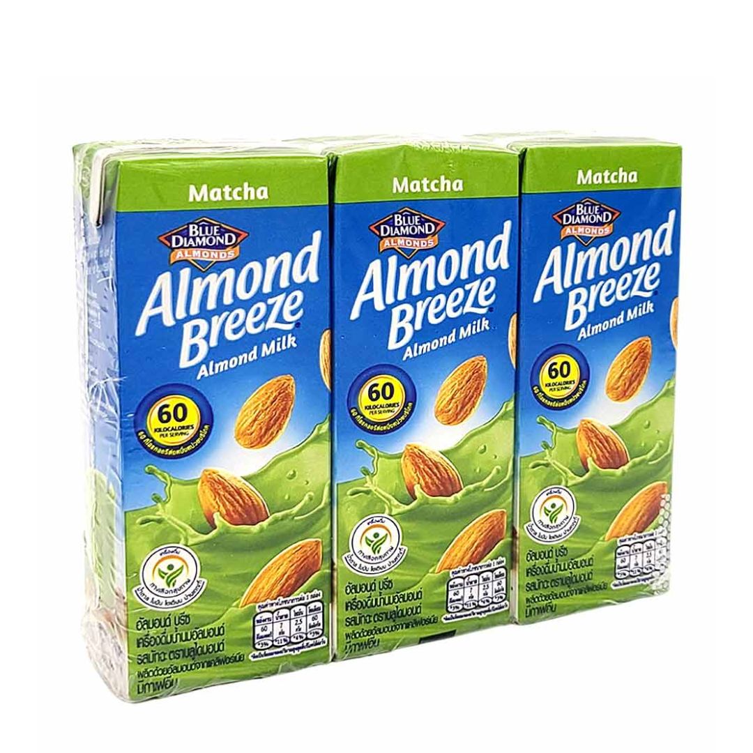 BLUE DIAMOND ALMOND Breeze Almond Milk Matcha 180MLx3