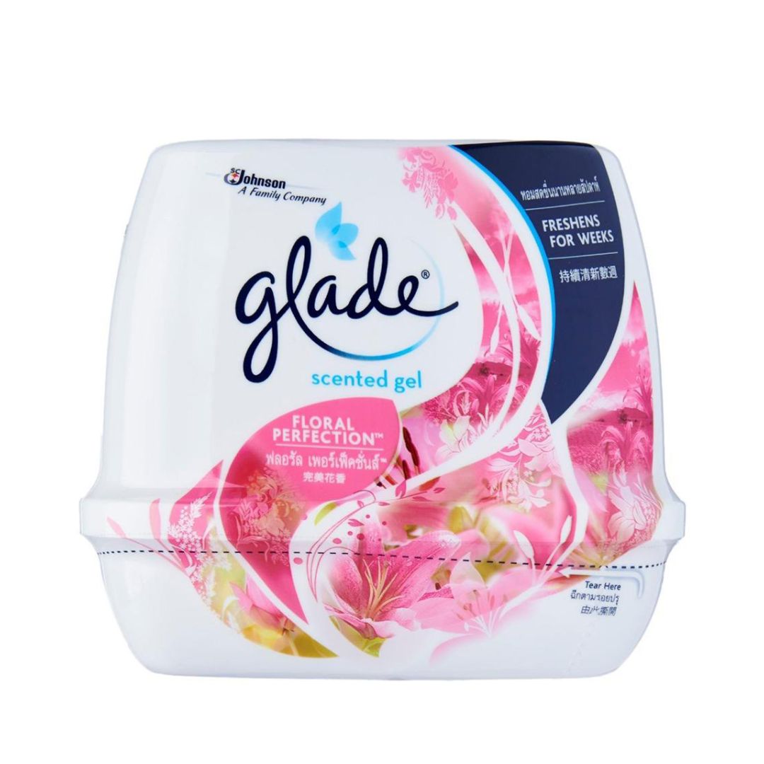 GLADE SCENTED GEL FLORAL PERFECTION 180GM