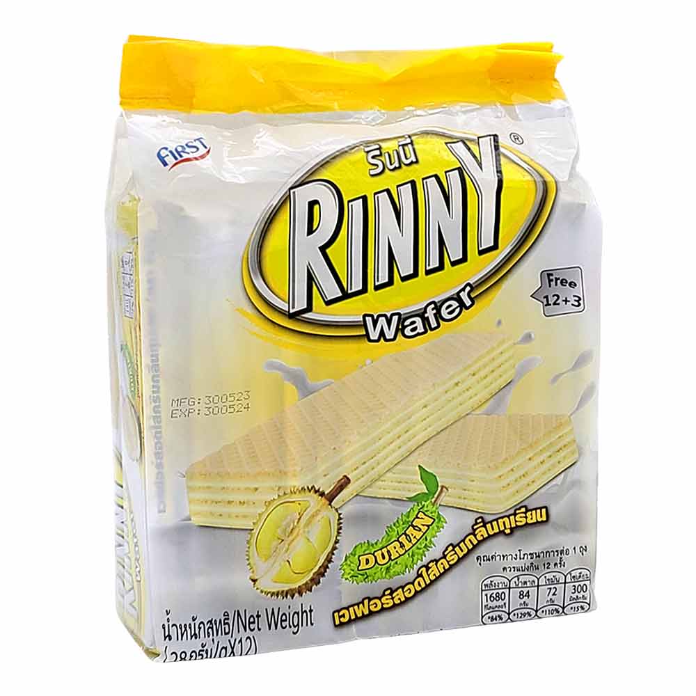 Rinny Wafer Durian 28gx12