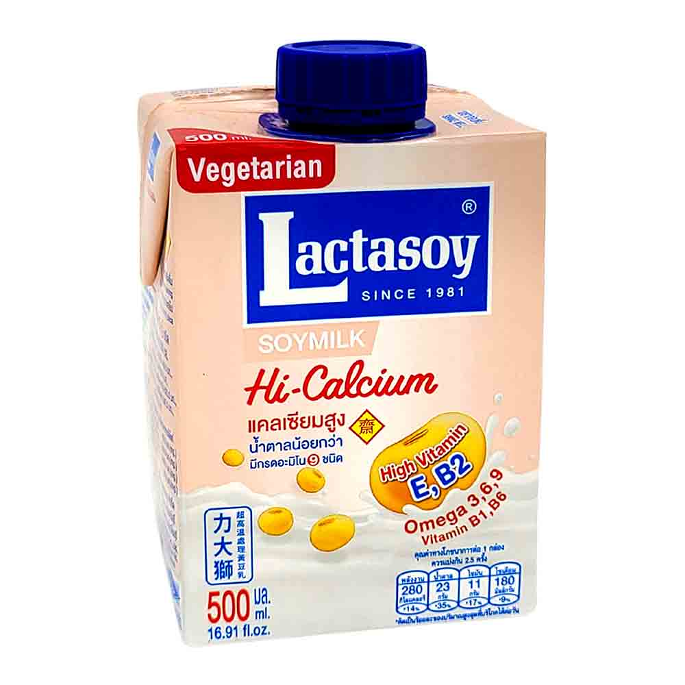 LACTASOY SOYMILK HI-CALCIUM 500ML