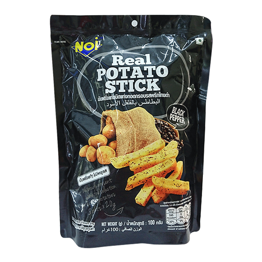 NOI POTATO STICK BLACK PEPPER 100G