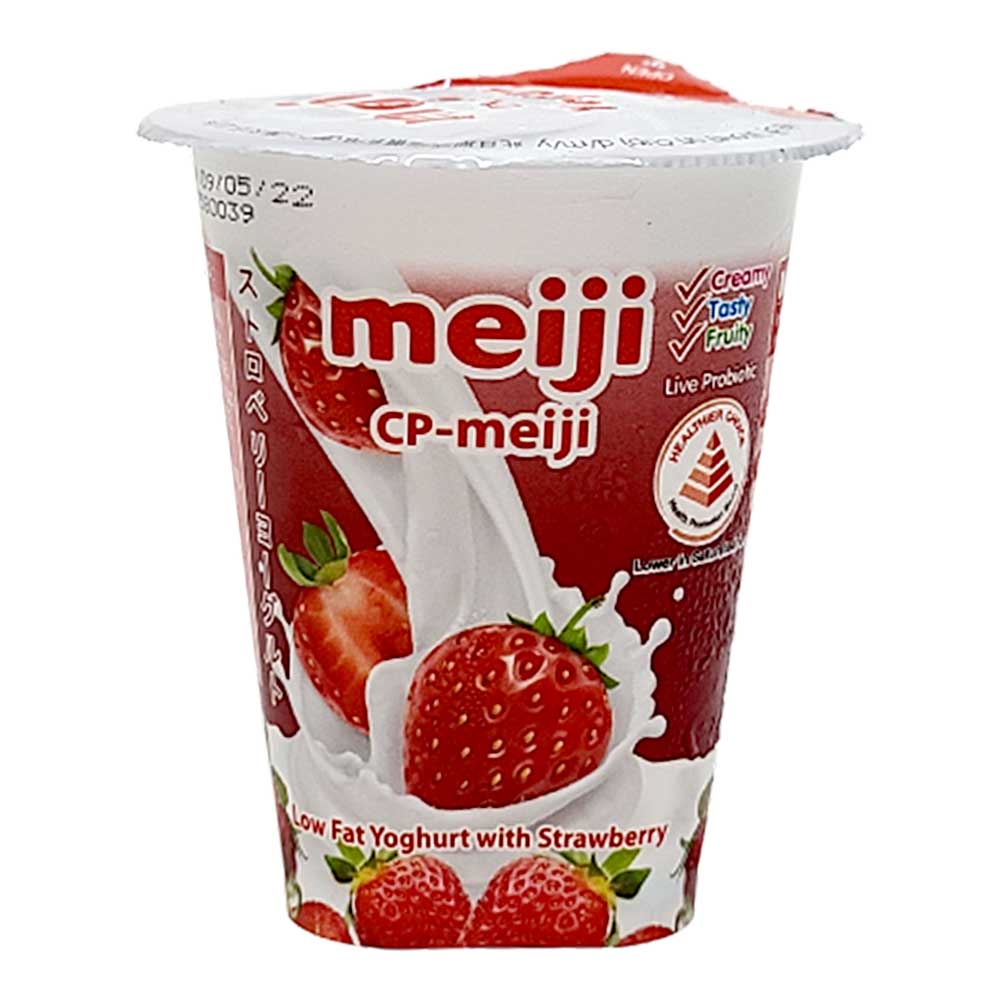 MEIJI STRAWBERRY YOGURT 140G