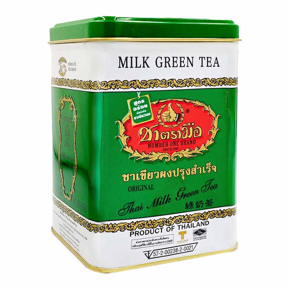 ChaTraMue Brand Green Tea Square Can 125g