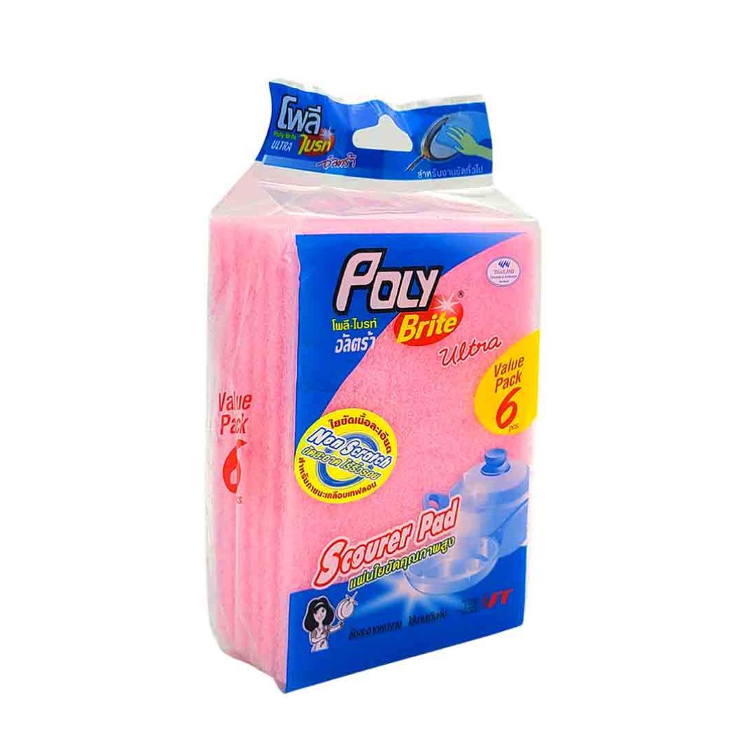POLY Brite Scourer Pad 6pcs