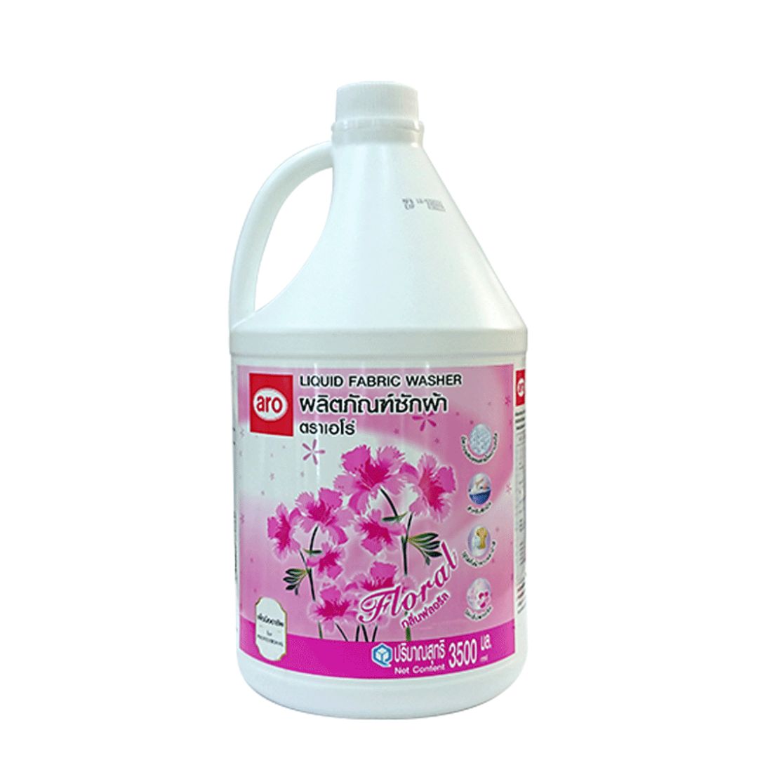 ARO LIQUID FABRIC WASHER FLORAL 3.5L