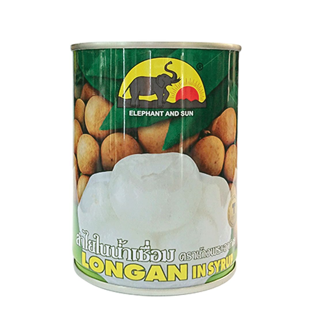 ELEPHANT AND SUN LONGAN IN SYRUP 565G