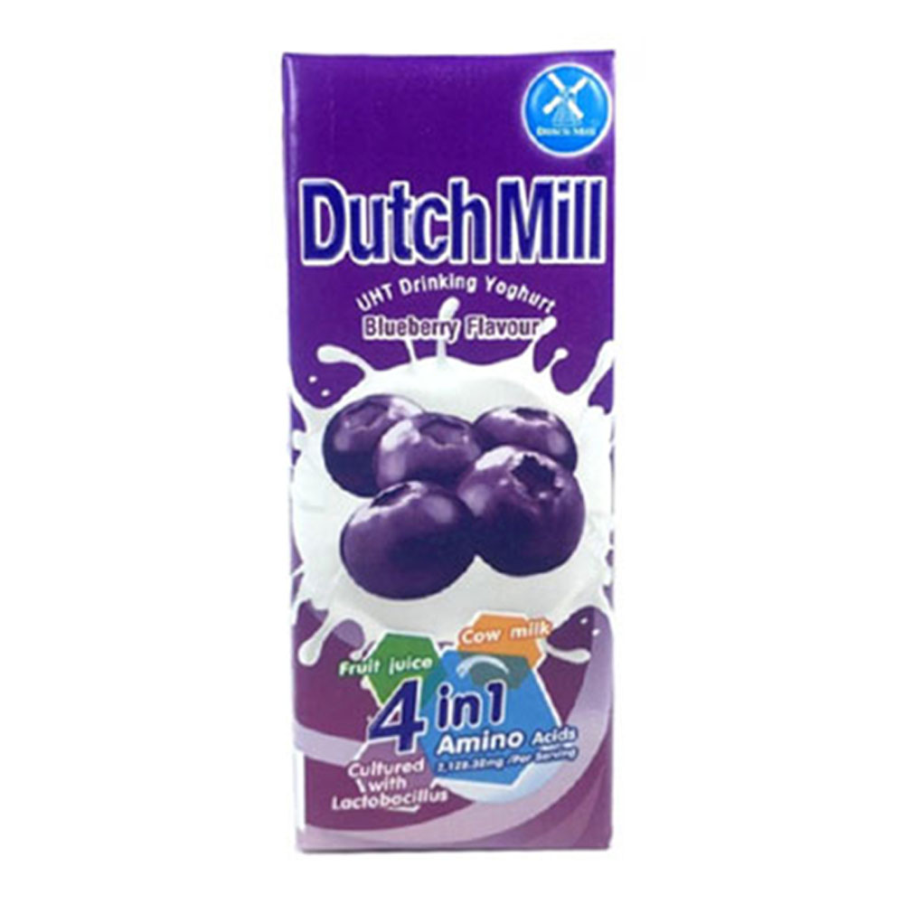DUTCH MILL YOGHURT BLUEBERRY 180ML