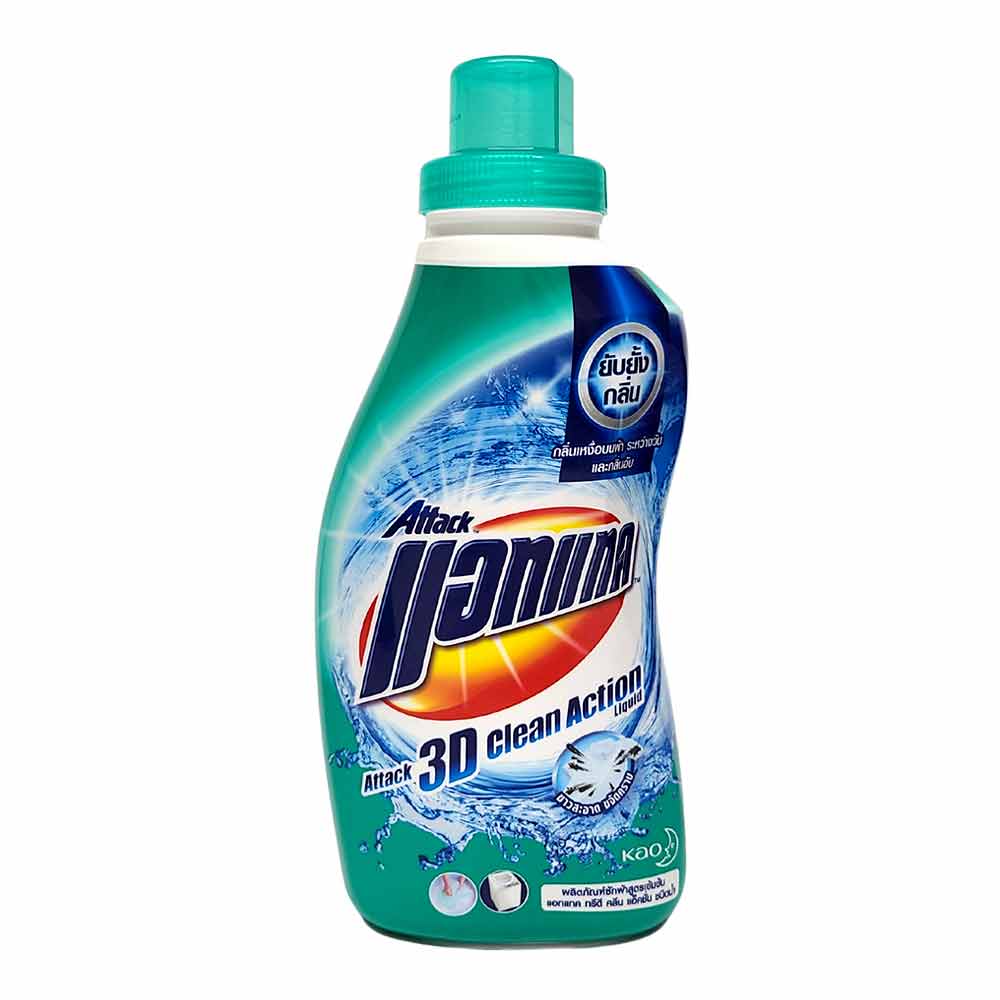ATTACK 3D LIQUID CLEAN ACTION BLUE 900ML