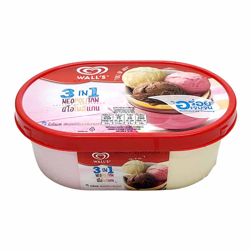 WALL'S 3 IN 1 NEO POLITAN 430G