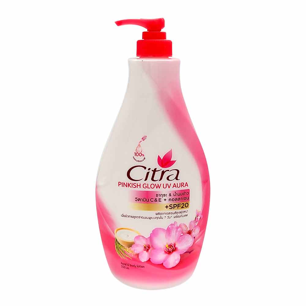 UNILEVER CITRA Lotion Pinkish Glow 550ml