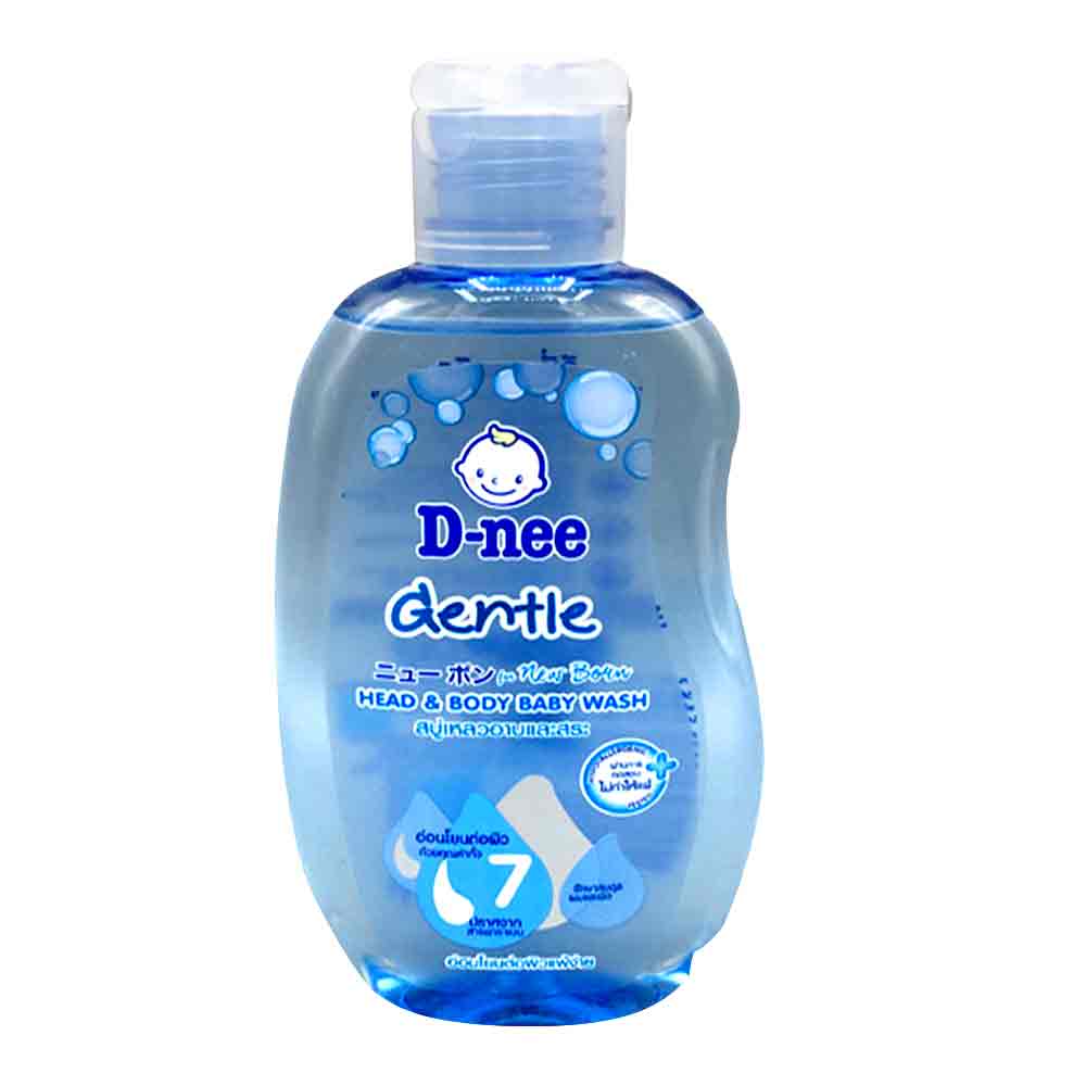 D-NEE PURE HEAD AND BODY BABY WASH BLUE 200ML