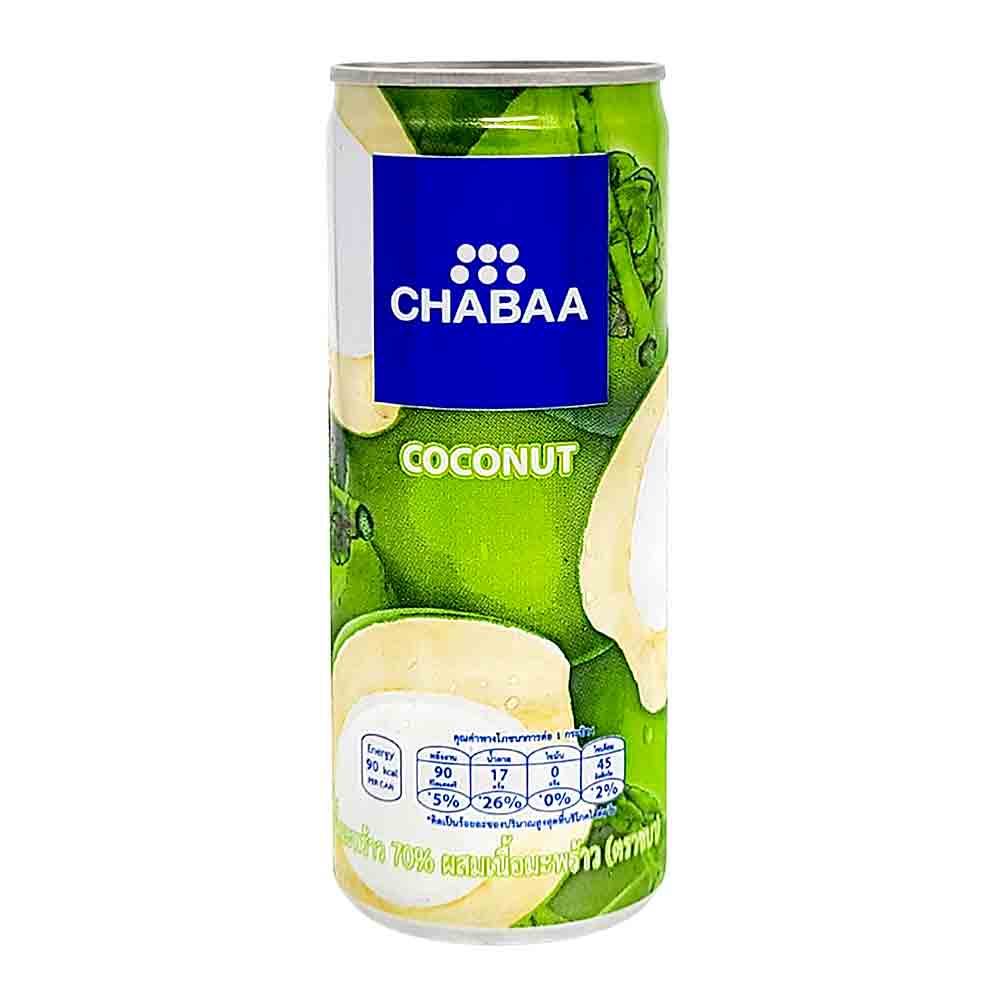 CHABAA YOUNG COCONUT JUICE WITH COCONUT FRESH 230ML