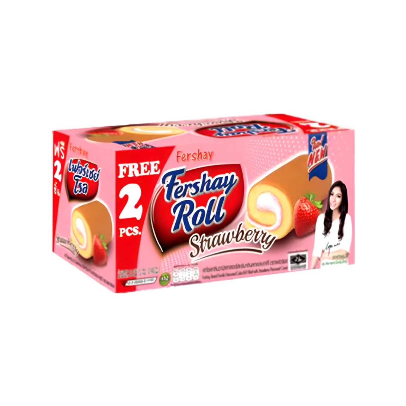 Fershay Roll Strawberry Flavor 240g