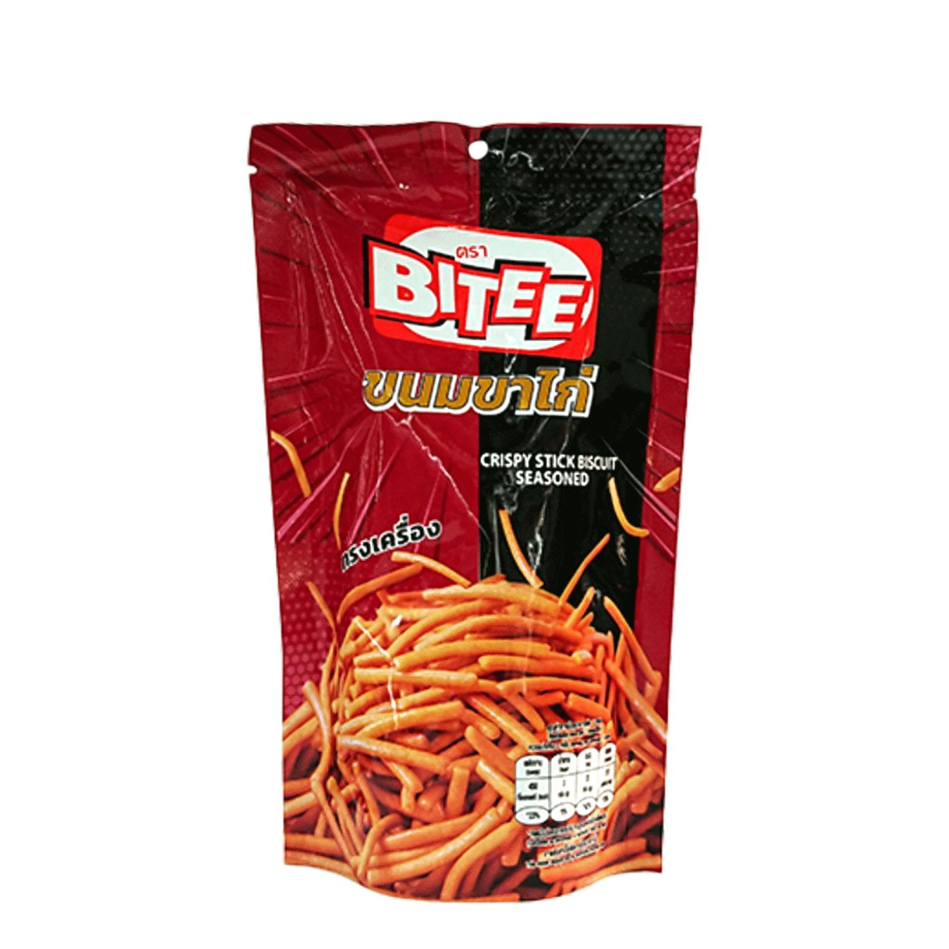 BITEE CRISPY STICK BISCUIT SEASONED 75G