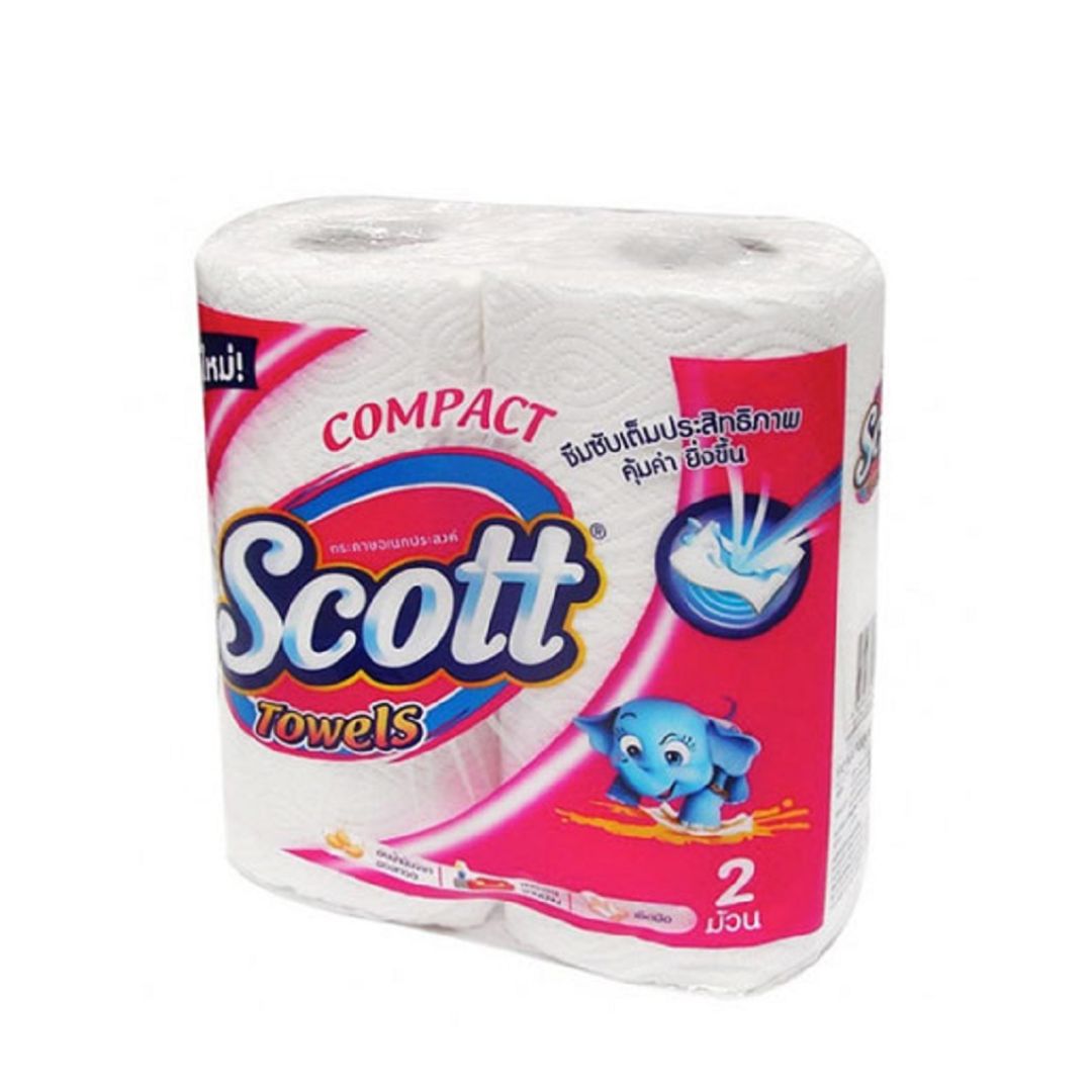 SCOTT TOWELS COMPACT 2ROLLS