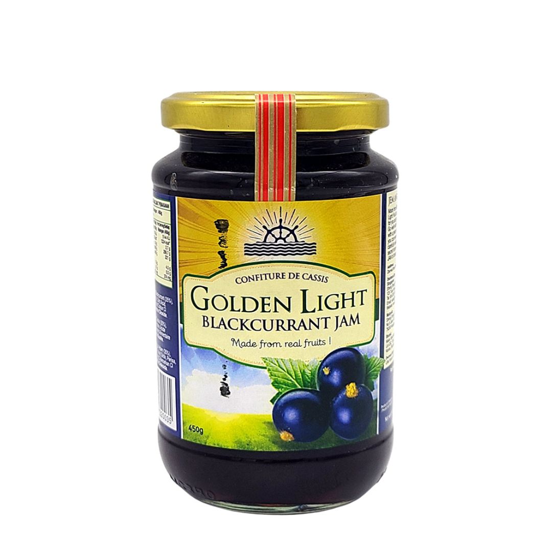Golden Light BlackCurrant Jam 450g