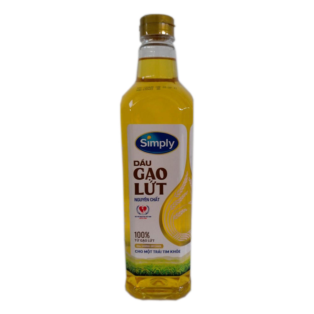 SIMPLY RICE BRAND OIL 1L