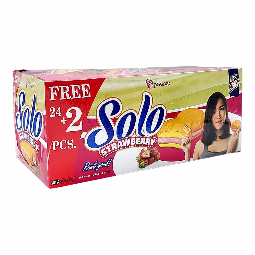 SOLO Strawberry 364g 24+2